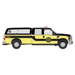 35000011 - Atlas - Ford(R) F-350 Crew-Cab Pickup Truck - Yellow Fire ...