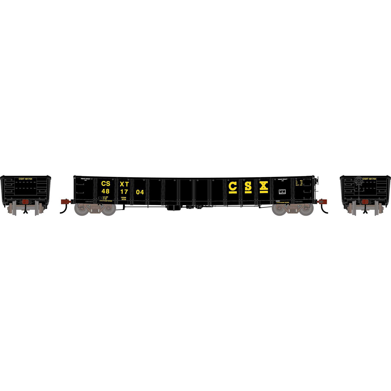 ATH-2735 - Athearn CarKnocker HO Deformed 2494 RailGon Gondola - CSX ...