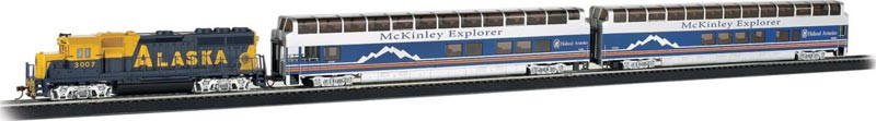 00743 - Bachmann HO Mckinley Explorer Train Set