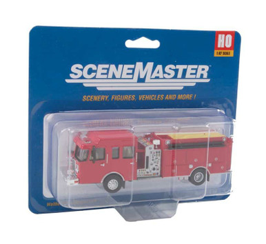 949-13800 -Walthers Scenemaster Heavy Duty Fire Engine