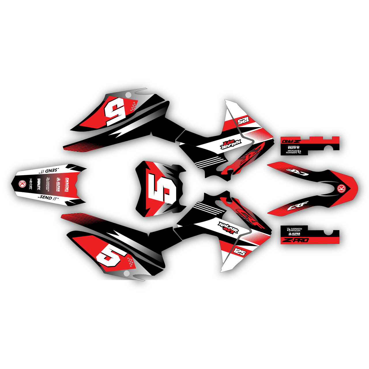 Honda CRF125F Graphics Kits | All Years | KalairGFX