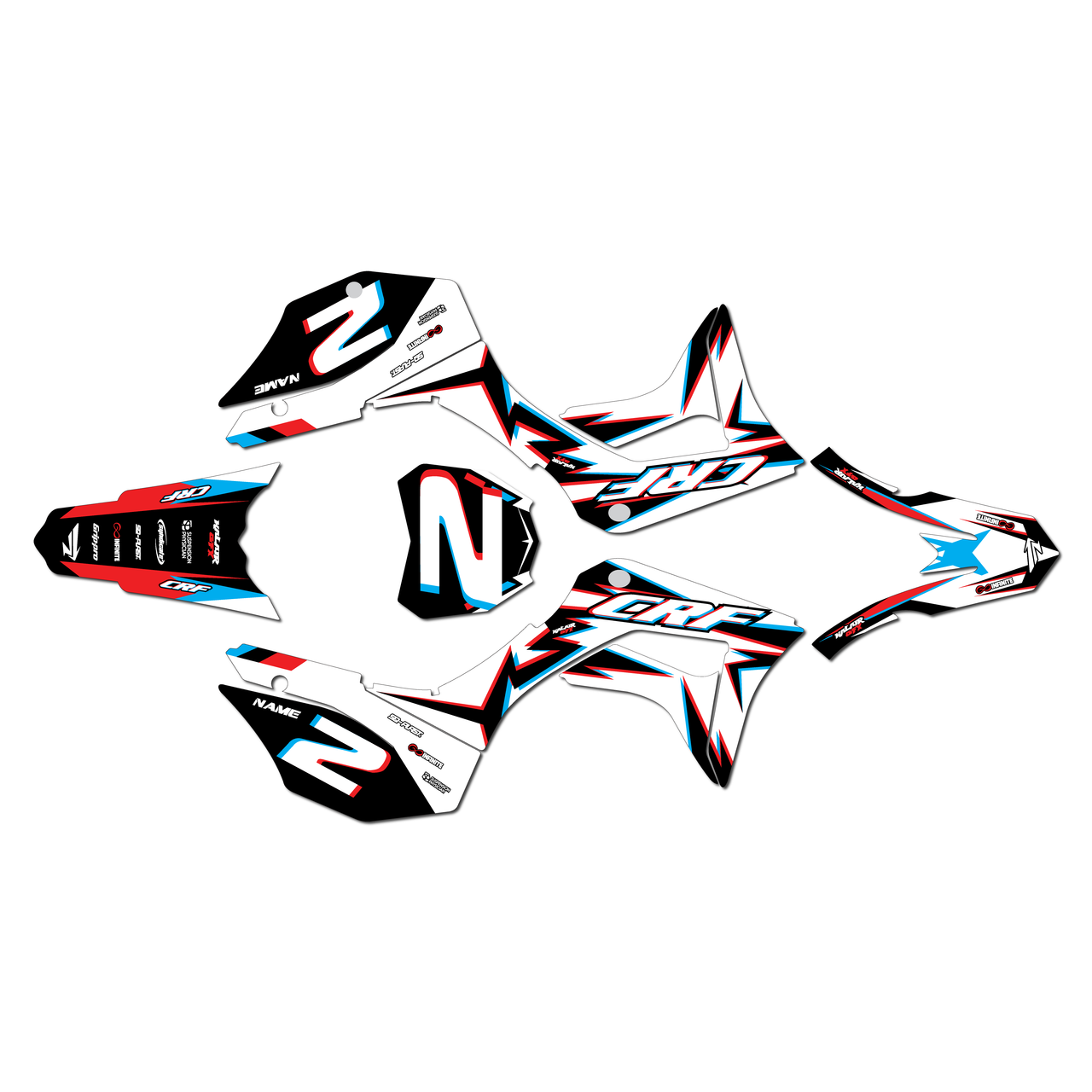 Honda CRF125F Graphics Kits | All Years | KalairGFX