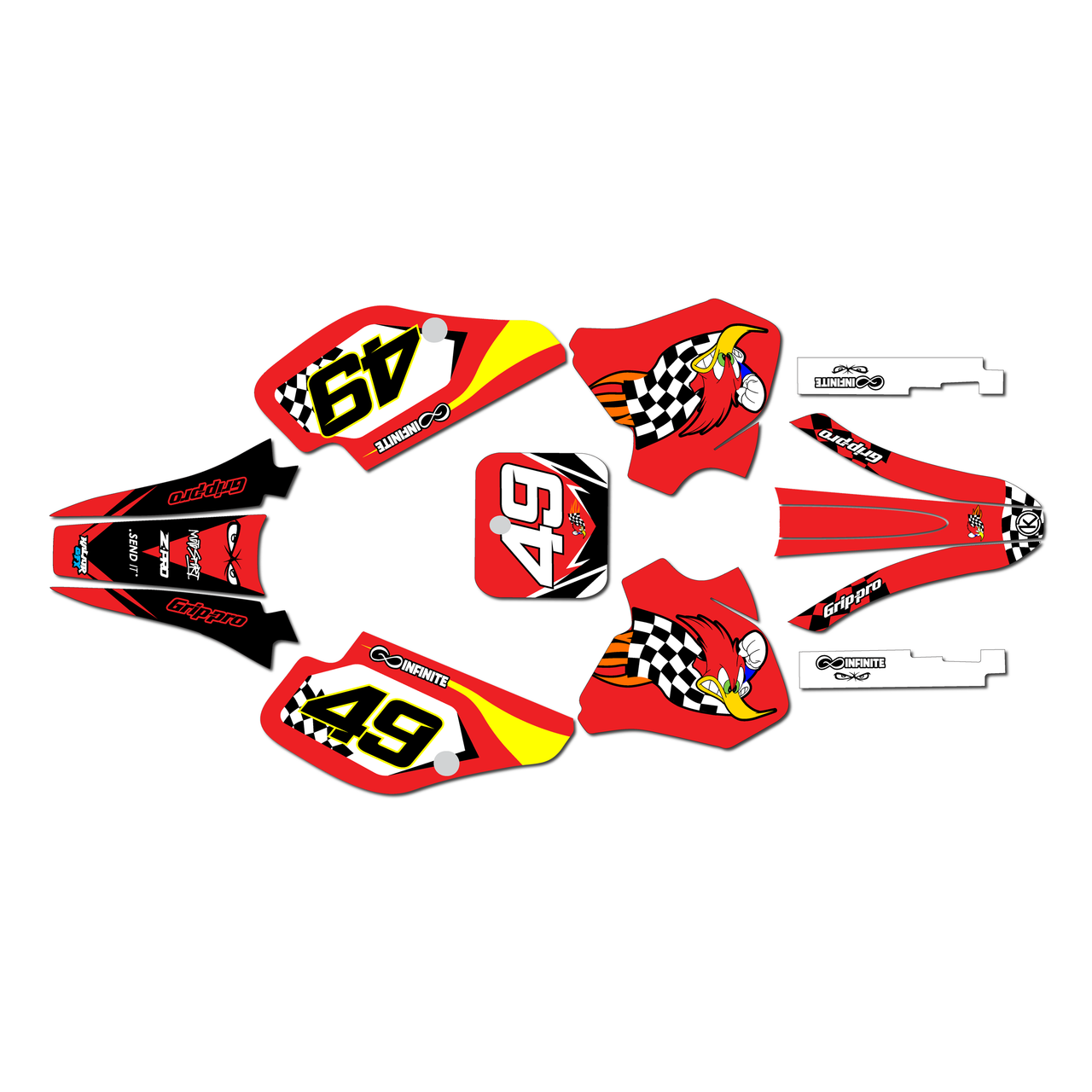 Honda XR70 1997–2000 Graphics Kits | KalairGFX