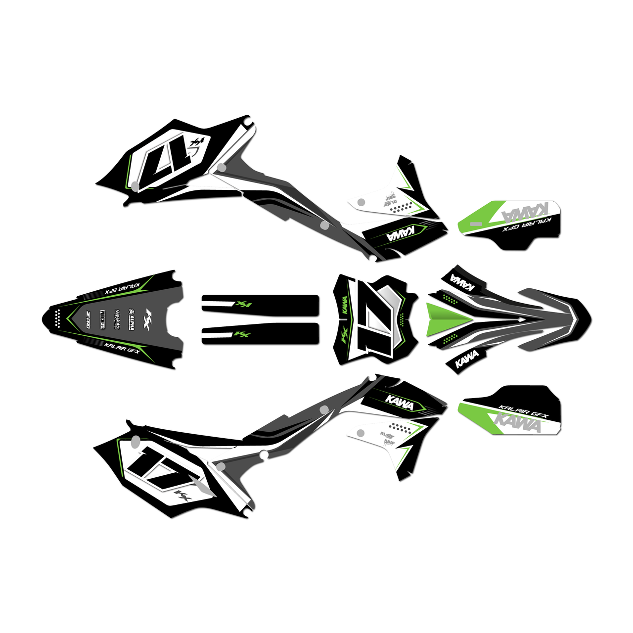 Kawasaki KX450F Graphics Kits | All Years | KalairGFX