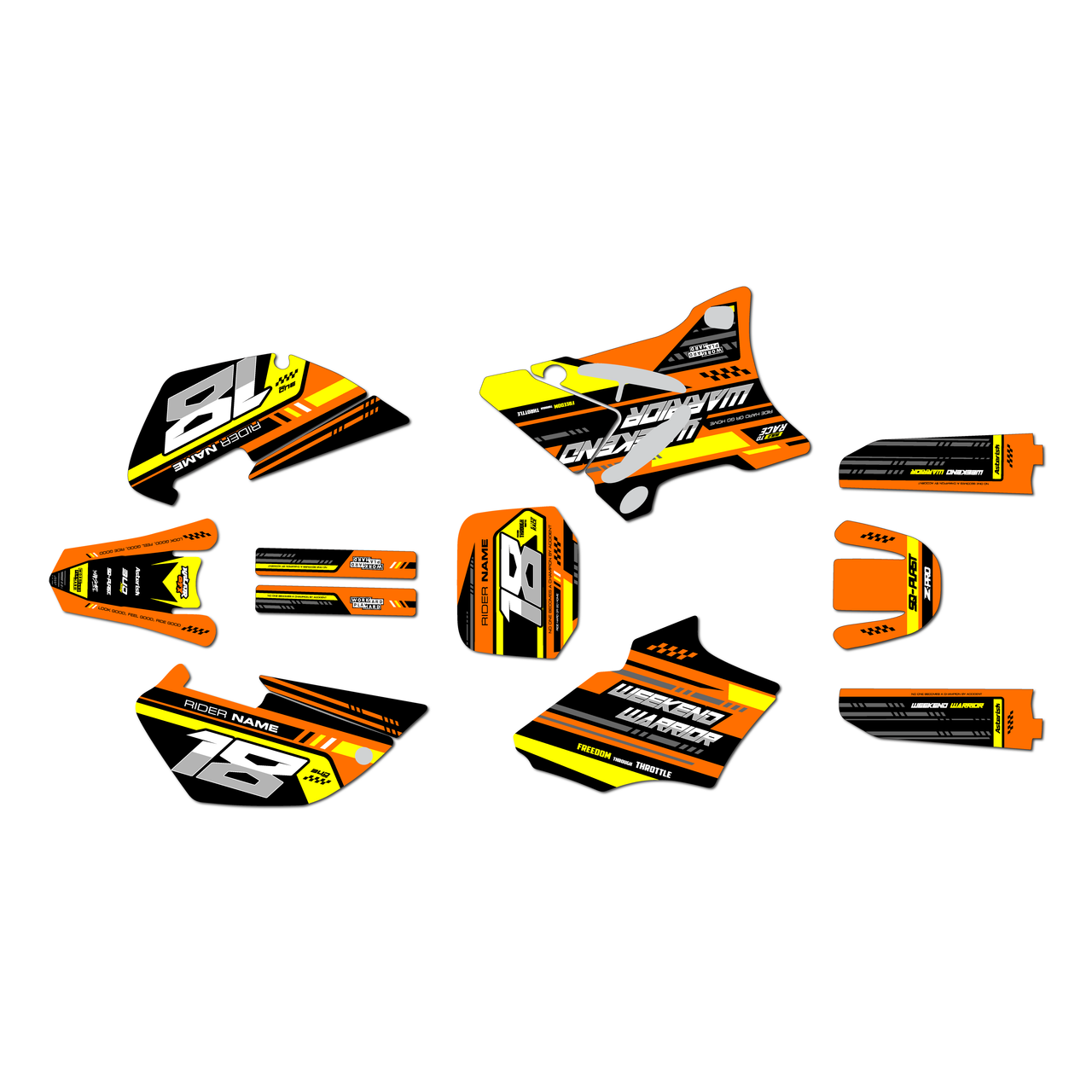 Yamaha YZ85 2002–2014 Graphics Kits | KalairGFX