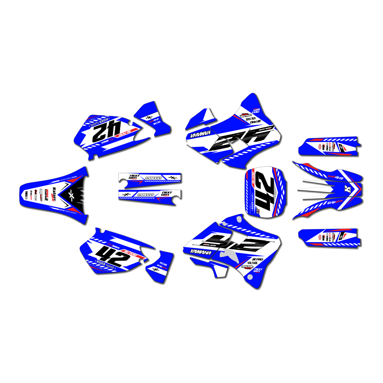 Yamaha YZ125 1996–2001 Graphics Kits | KalairGFX