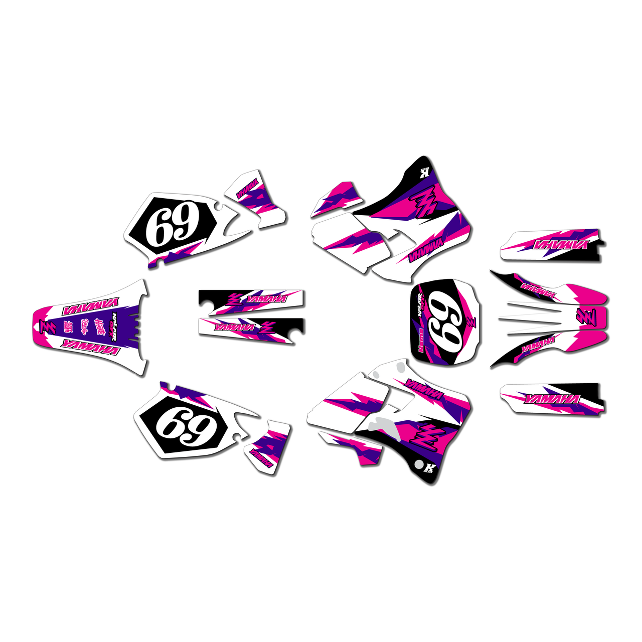 Yamaha YZ125 1996–2001 Graphics Kits | KalairGFX