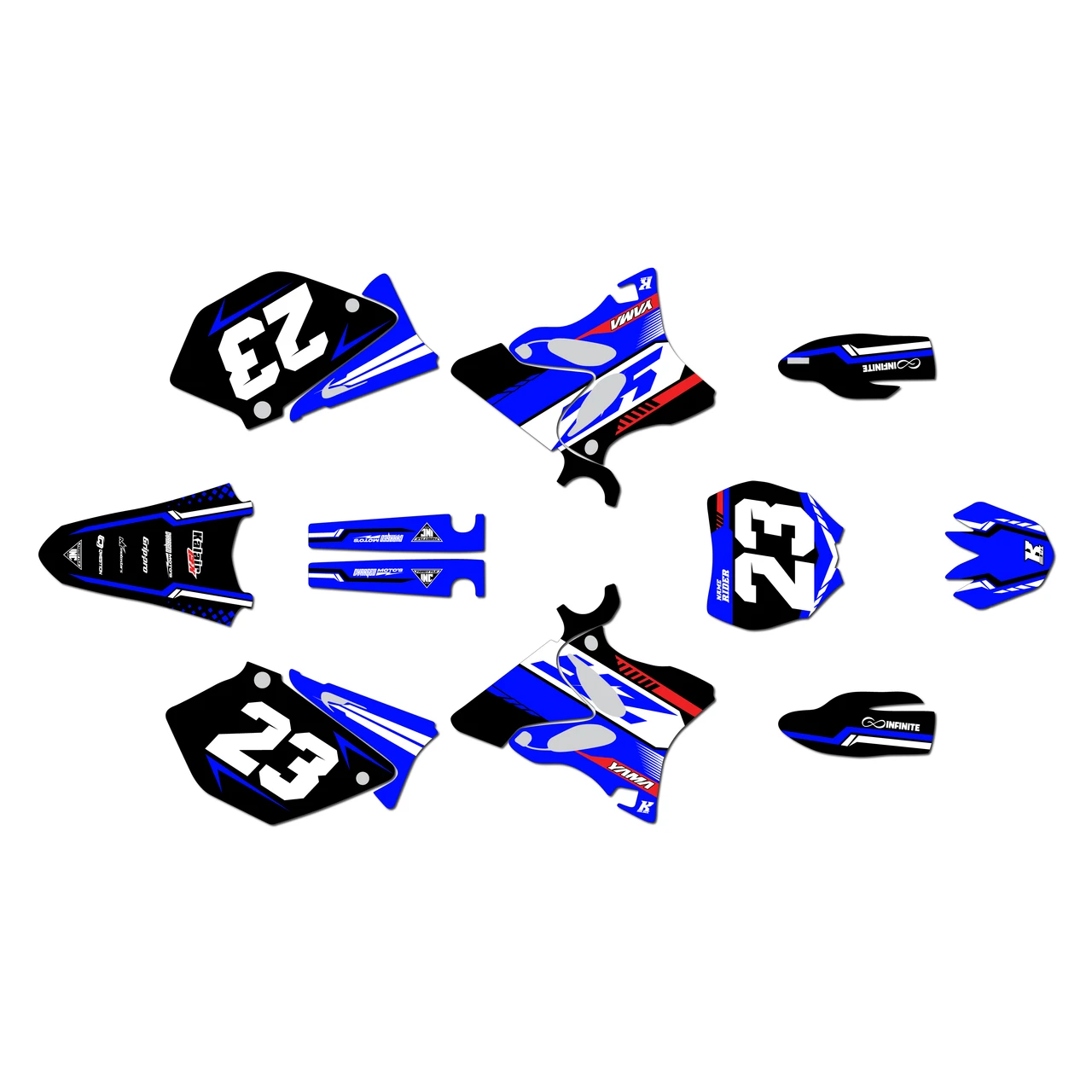 Yamaha YZ125 Graphics Kits | All Years | KalairGFX