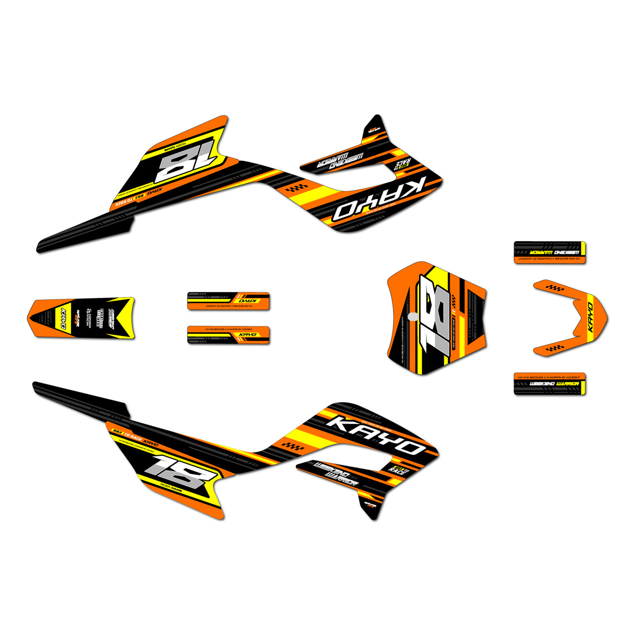 Kayo Graphics Kits | Durable Vinyl, Fast Shipping | KalairGFX