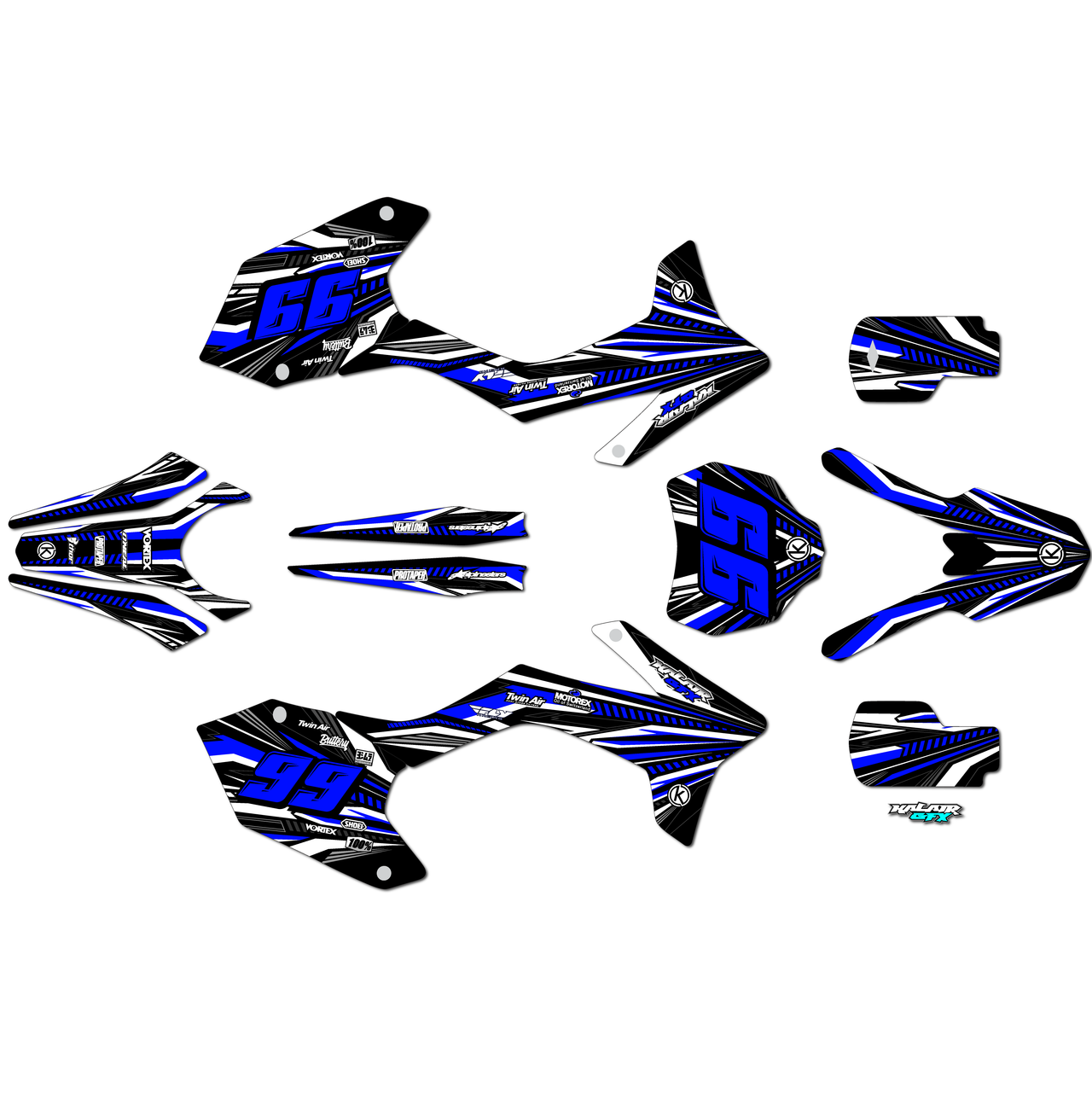 Apollo RXF Dirt Bike Graphics Kits