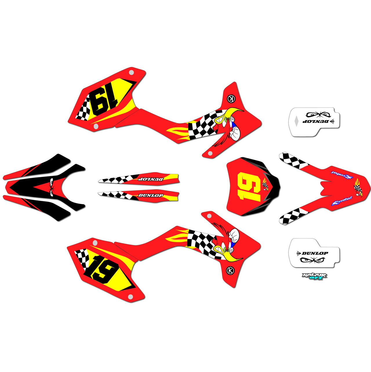 Apollo RXF Dirt Bike Graphics Kits