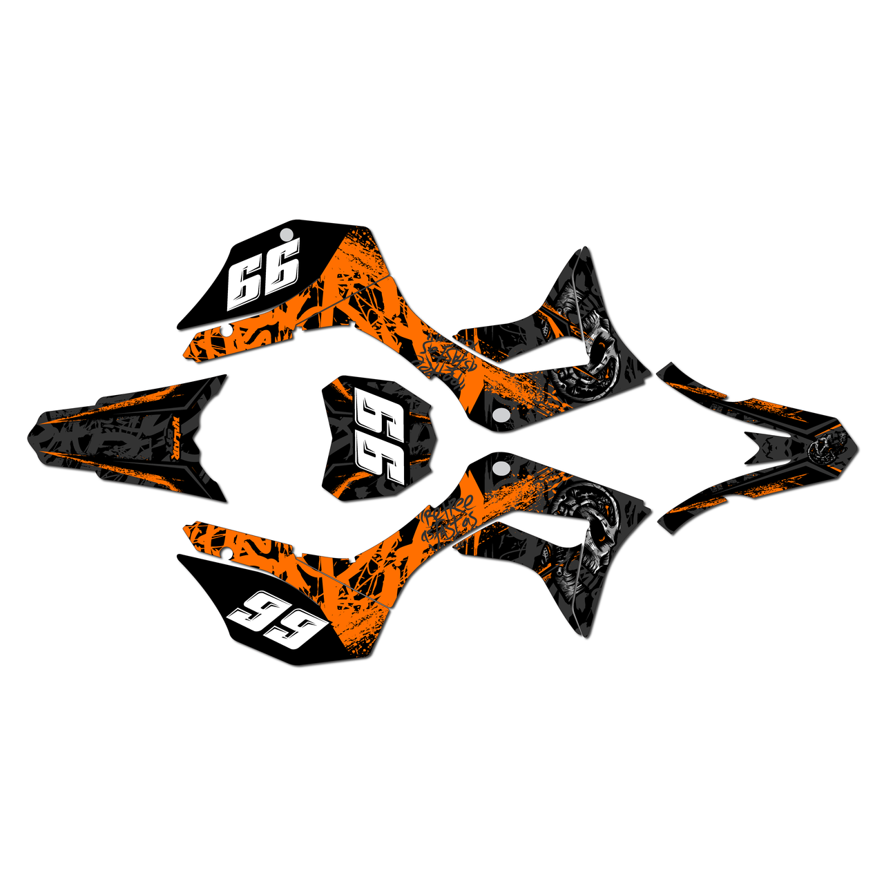 Honda CRF125F Graphics Kit (2019-2026) Revolt | KalairGFX