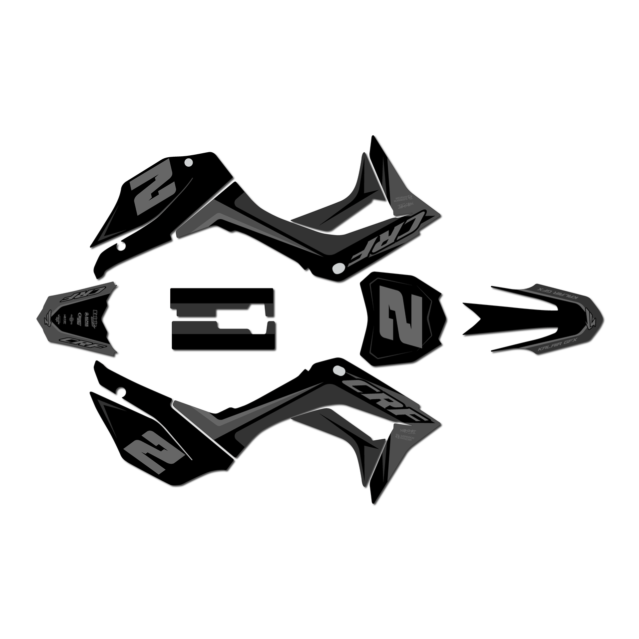 Honda CRF110F Graphics Kit (2019-2026) Lightning | KalairGFX