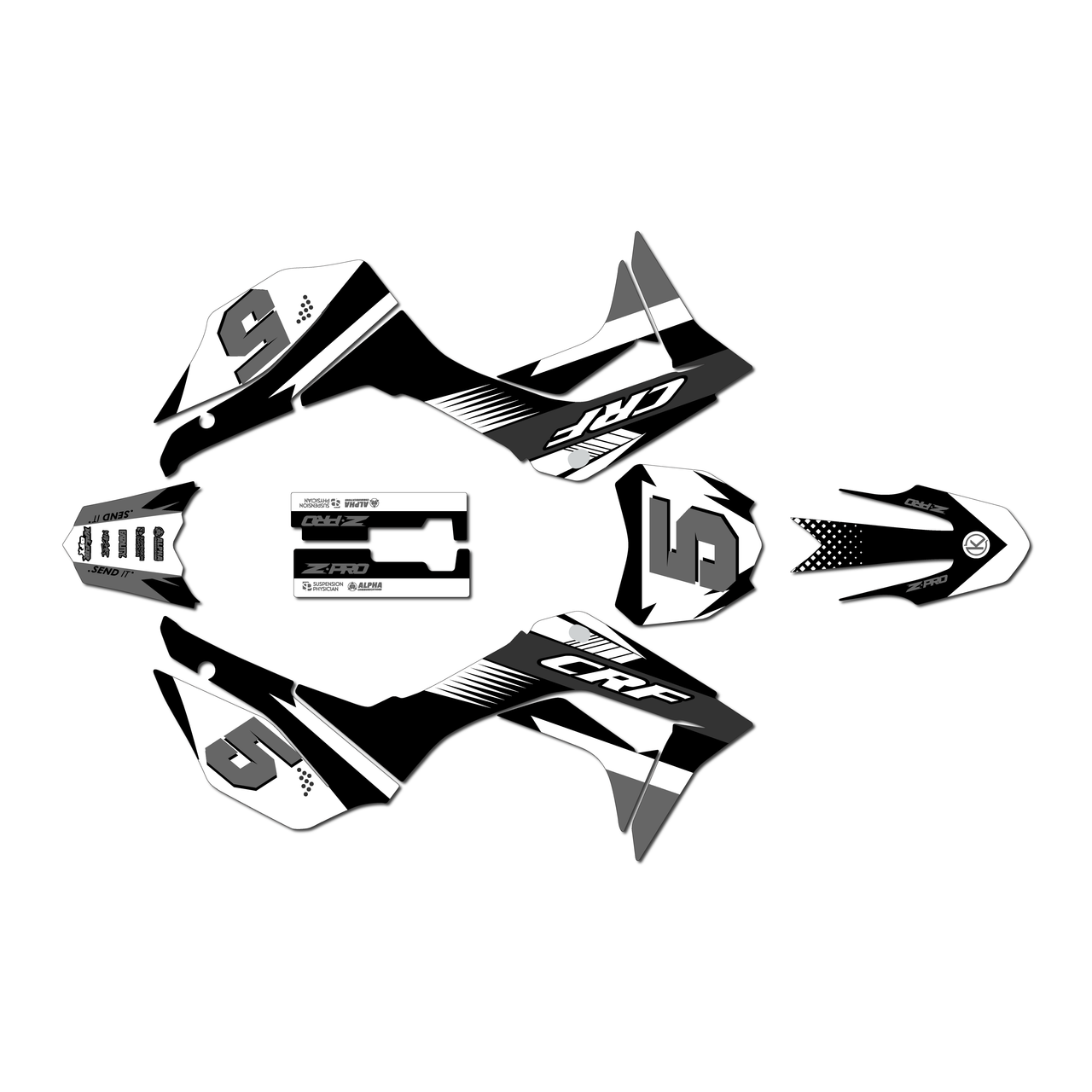 Honda CRF110F Graphics Kit (2019-2026) Turbo | KalairGFX
