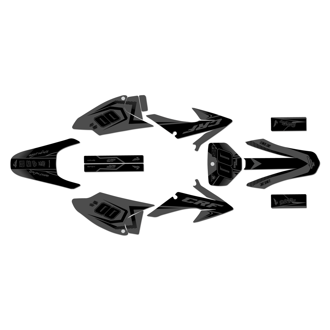 Honda CRF150F Graphics Kit (2008-2014) Unit | KalairGFX