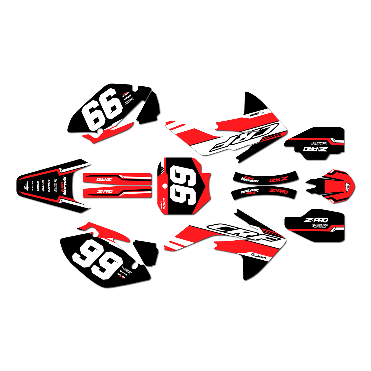 Honda CRF150R Graphics Kit (2007-2026) Viper | KalairGFX