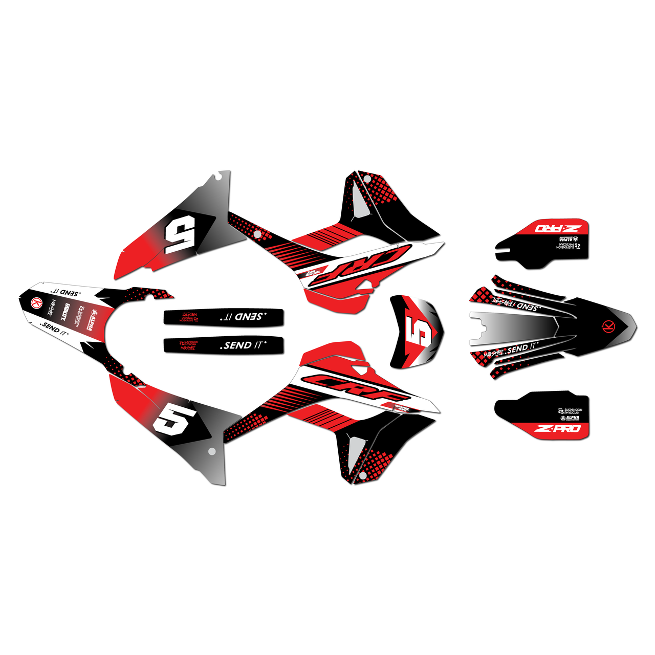 Honda CRF300L Graphics Kit (2021-2026) Turbo | KalairGFX