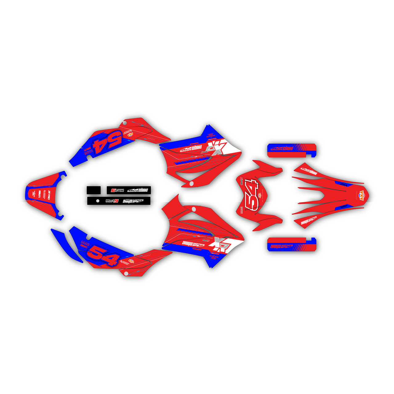 Honda XR150L Graphics Kit (All years) Crude | KalairGFX