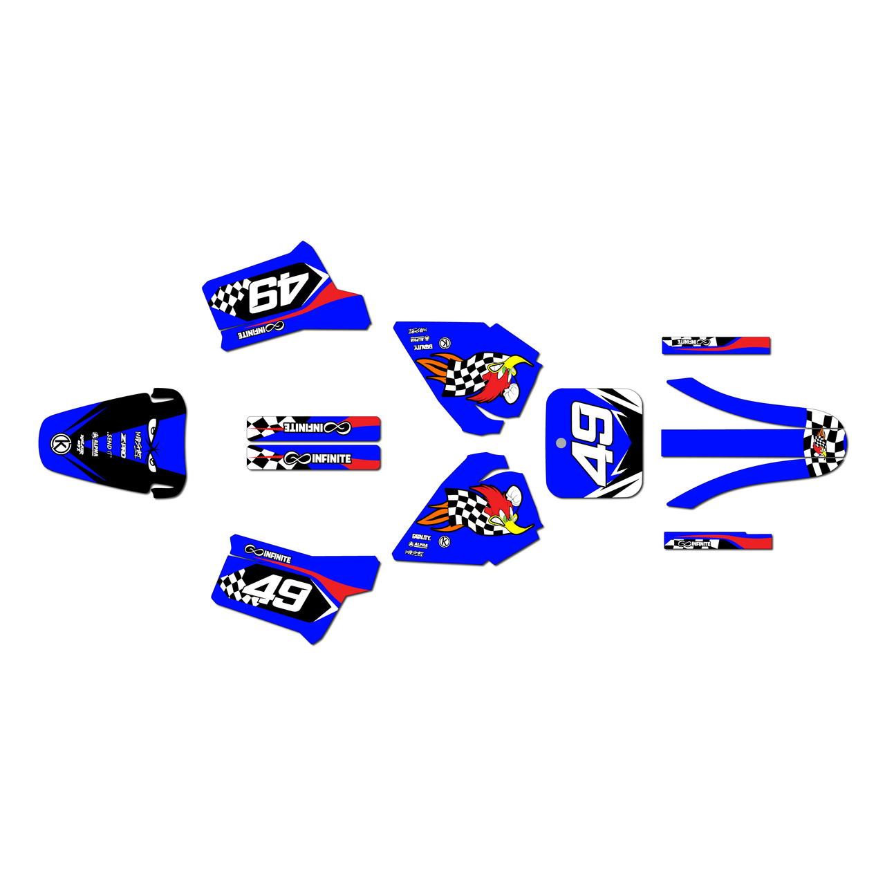 Honda XR200R Graphics Kit (1984-2002) Pecker | KalairGFX