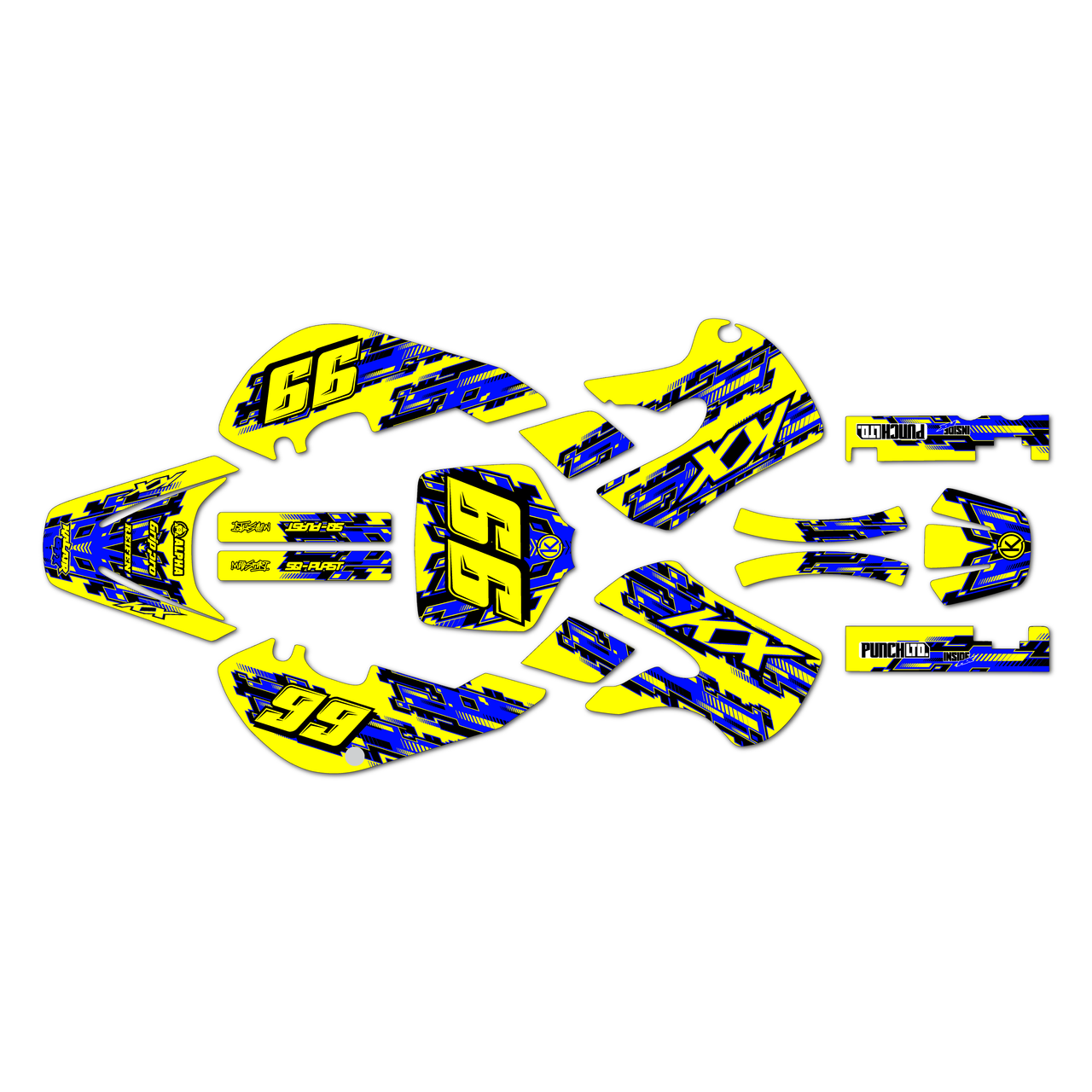 Kawasaki KX65 Graphics Kit (1999-2026) Incision | KalairGFX