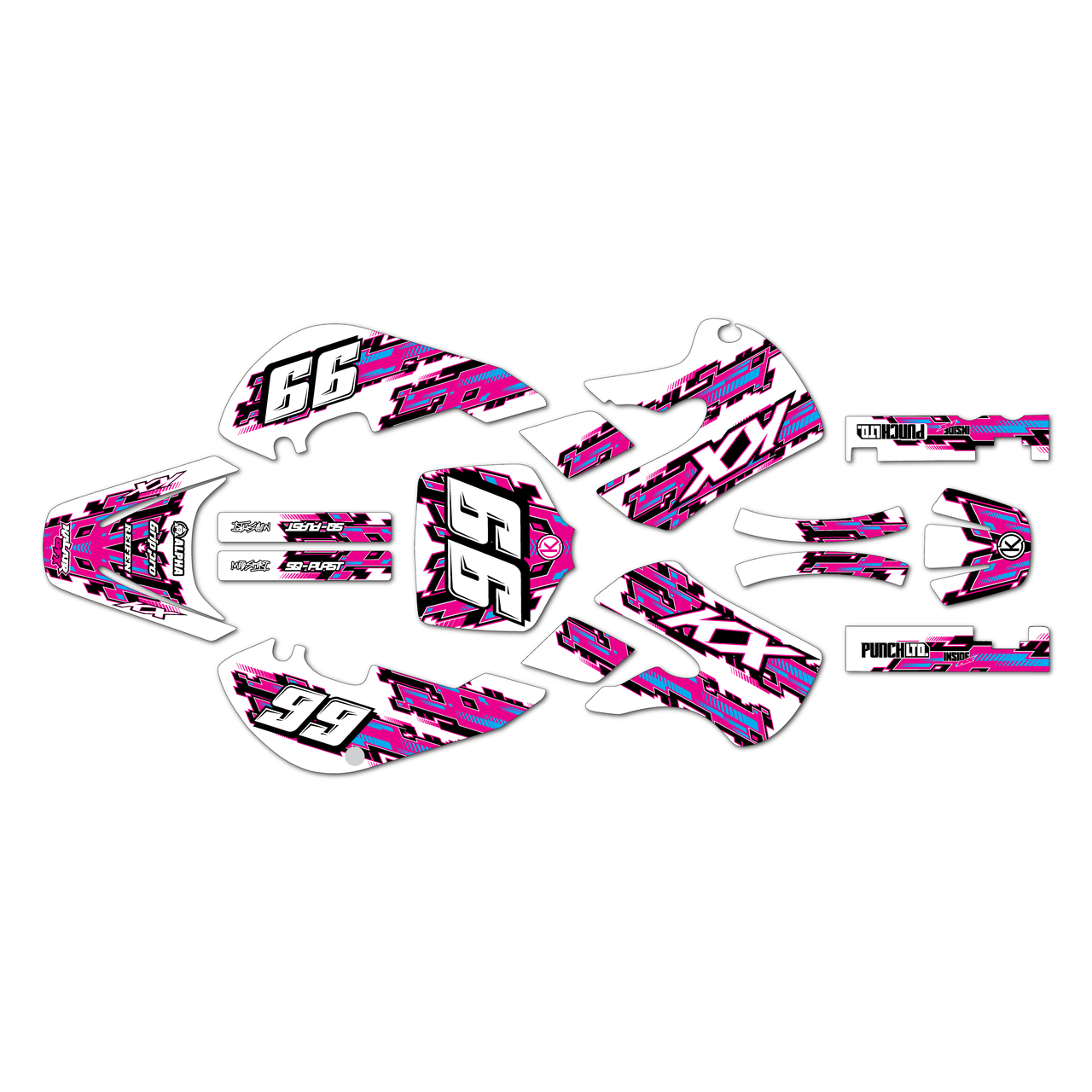 Kawasaki KX65 Graphics Kit (1999-2026) Incision | KalairGFX