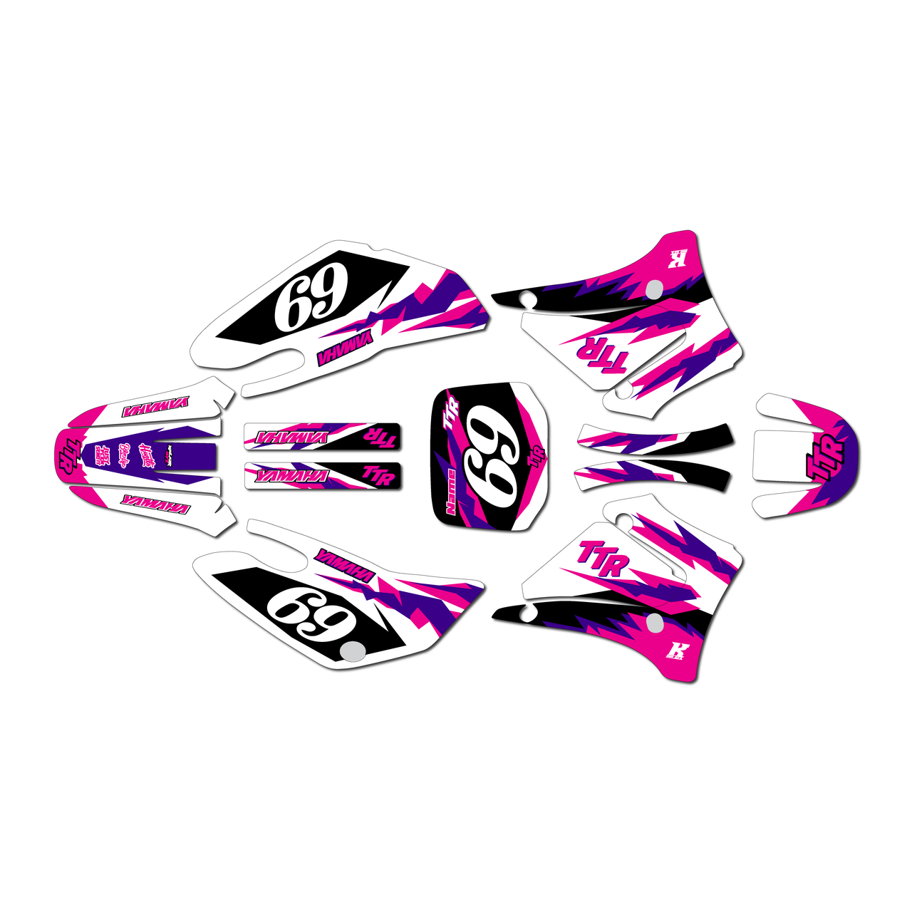 Yamaha TTR125 Graphics Kit (2000-2007) Vintage | KalairGFX
