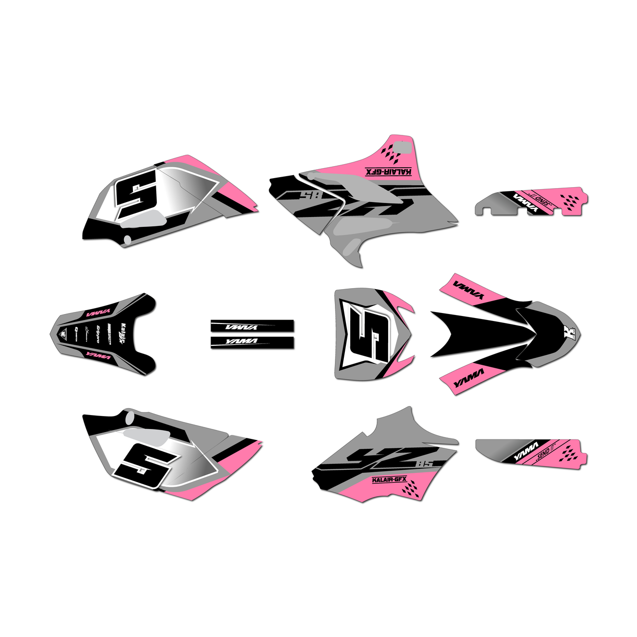 Yamaha YZ85 Graphics Kit (2019-2021) Venom | KalairGFX