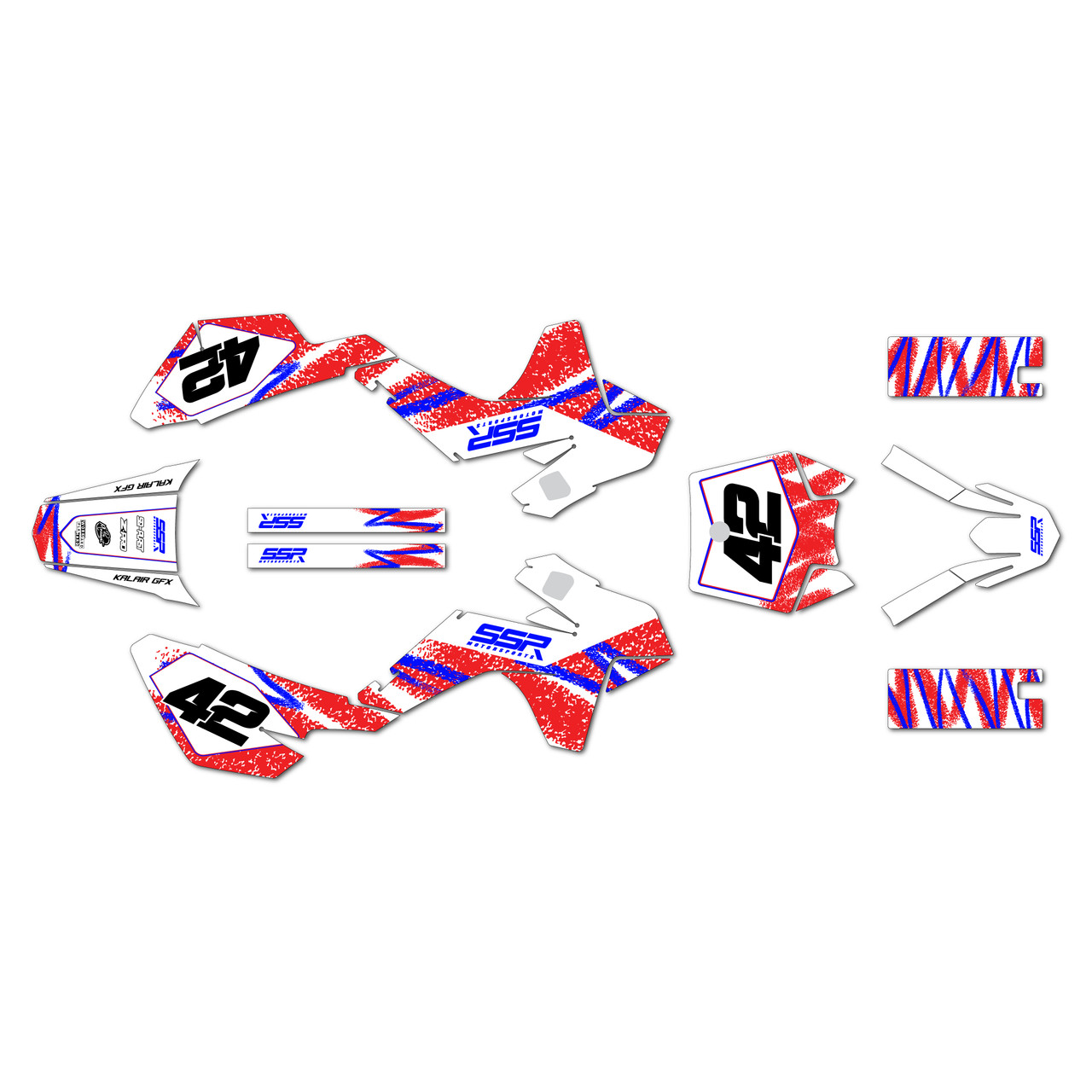 Ssr SR125 Graphics Kit (2021-2026) Whiplash | KalairGFX