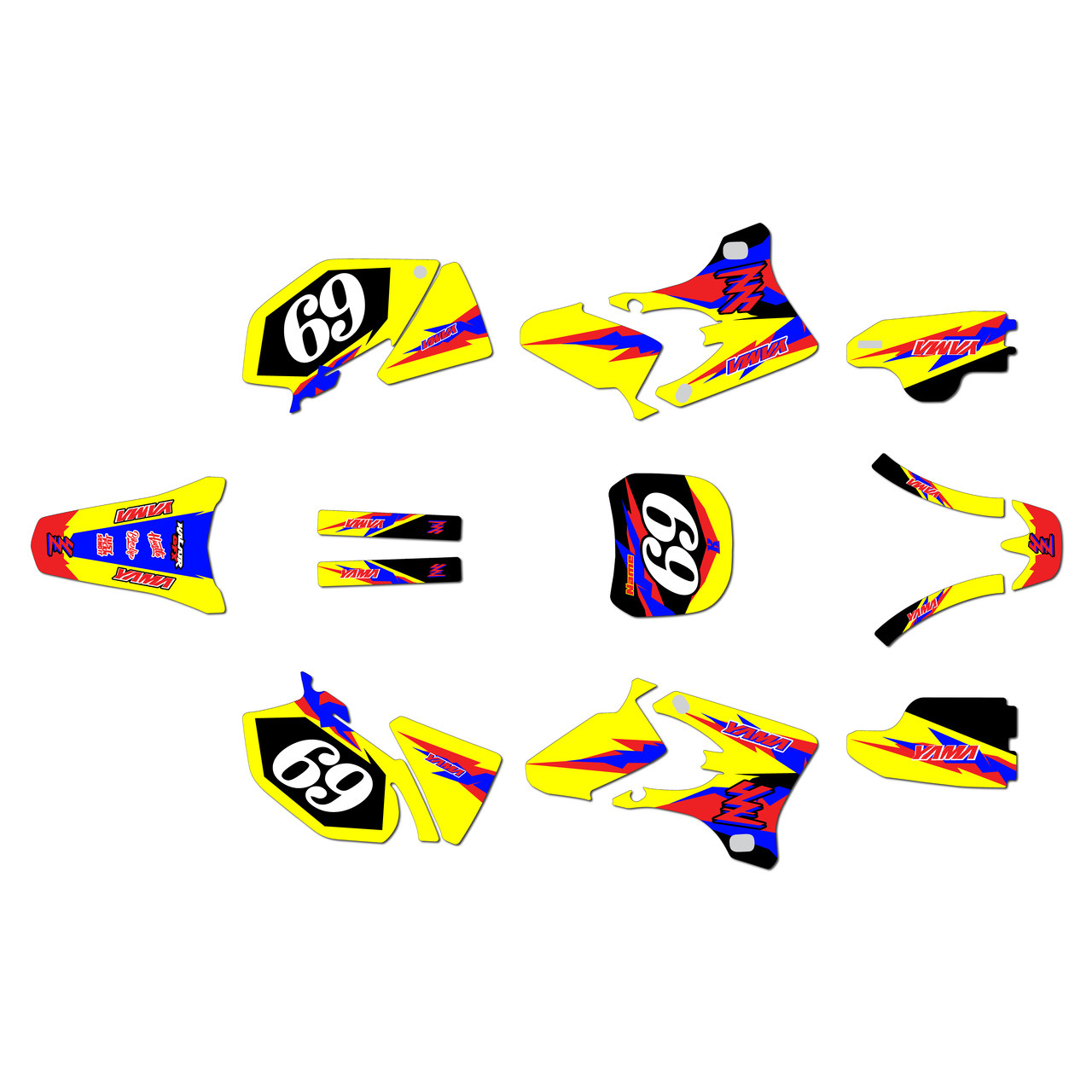 Yamaha YZ450F Graphics Kit (2003-2005) Vintage | KalairGFX