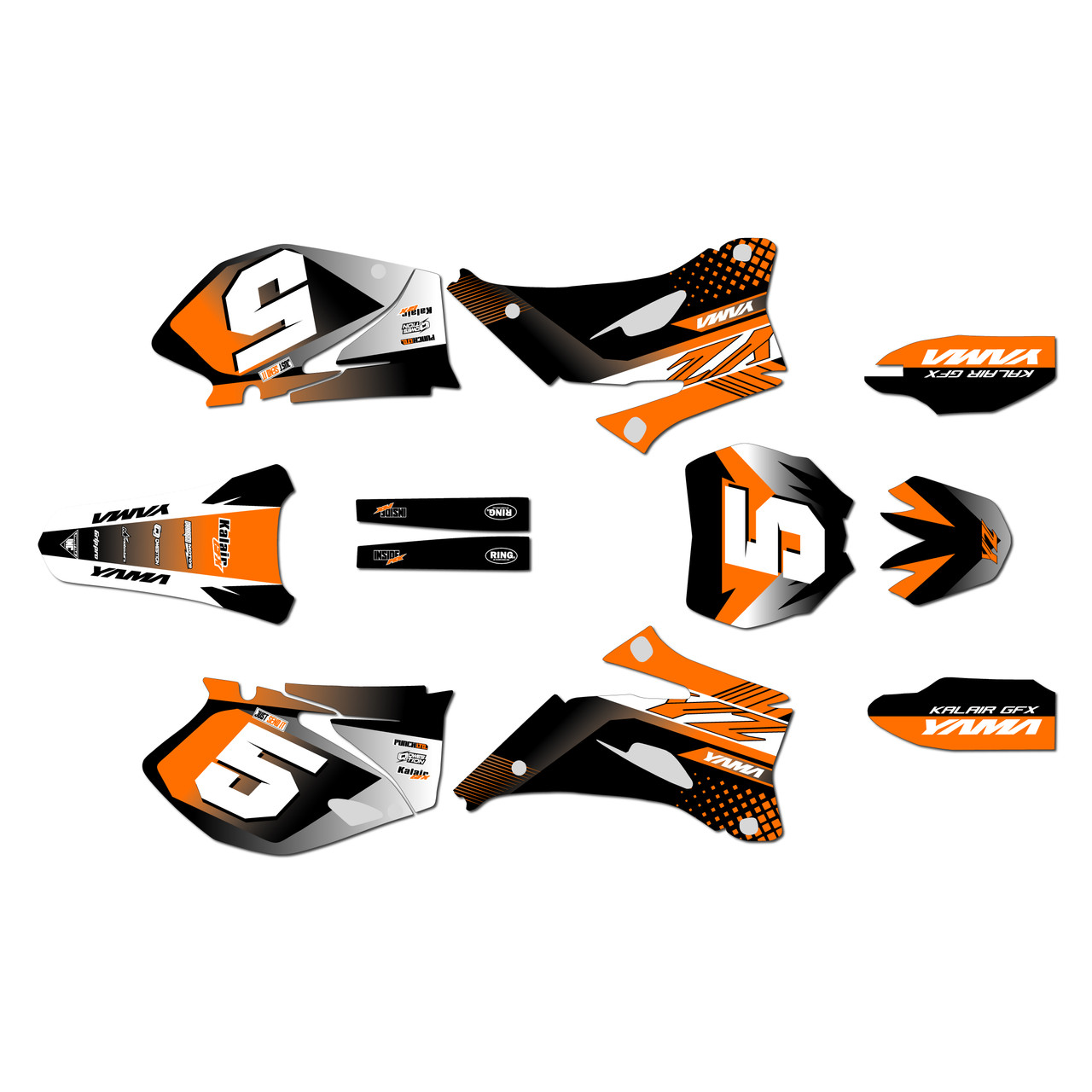 Yamaha YZ450F Graphics Kit (2006-2009) Turbo | KalairGFX