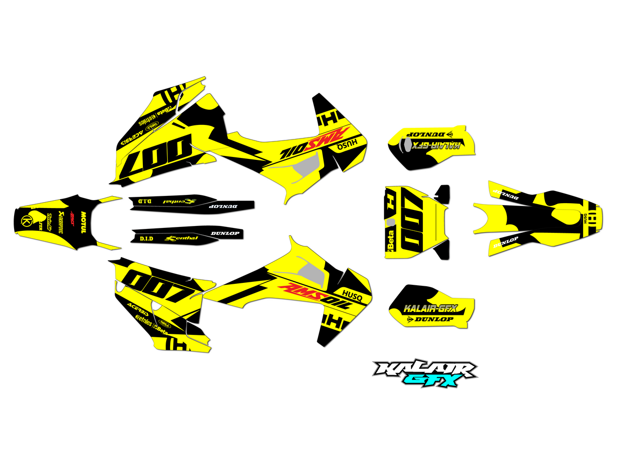 Exclusive Husqvarna TC125 2019-2022 Flex Series | Kalairgfx