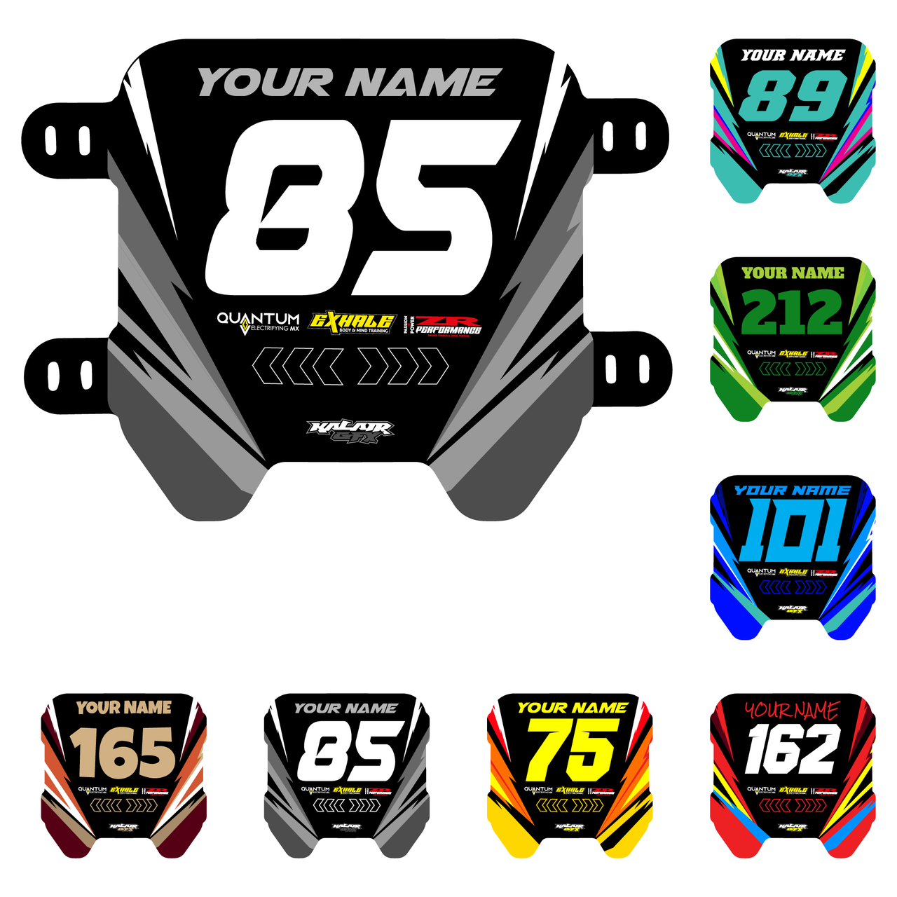 Surron Light Bee Number Plate Design 4 - Kalair GFX