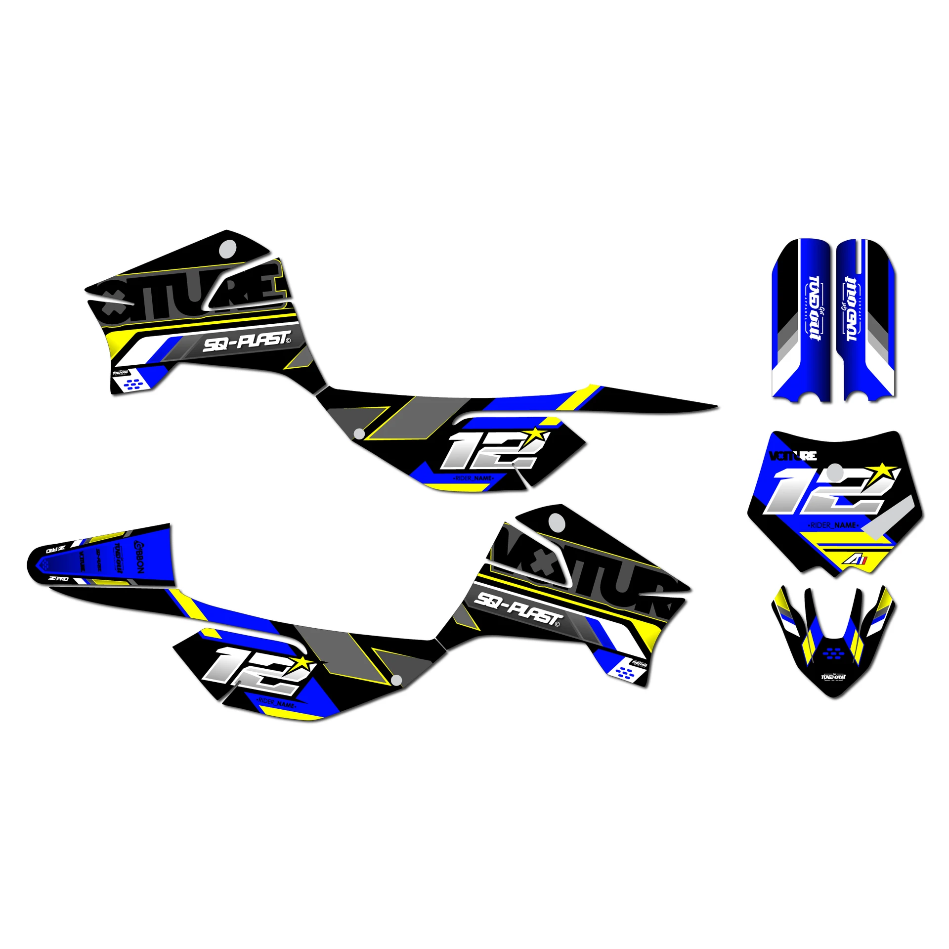 Apollo RFZ Graphics Kits | All Years | KalairGFX