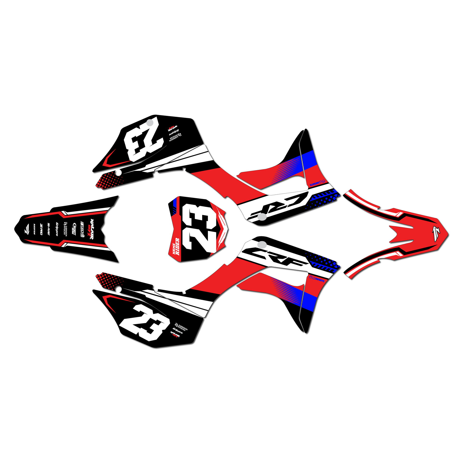 Honda CRF125F Graphics Kits | All Years | KalairGFX