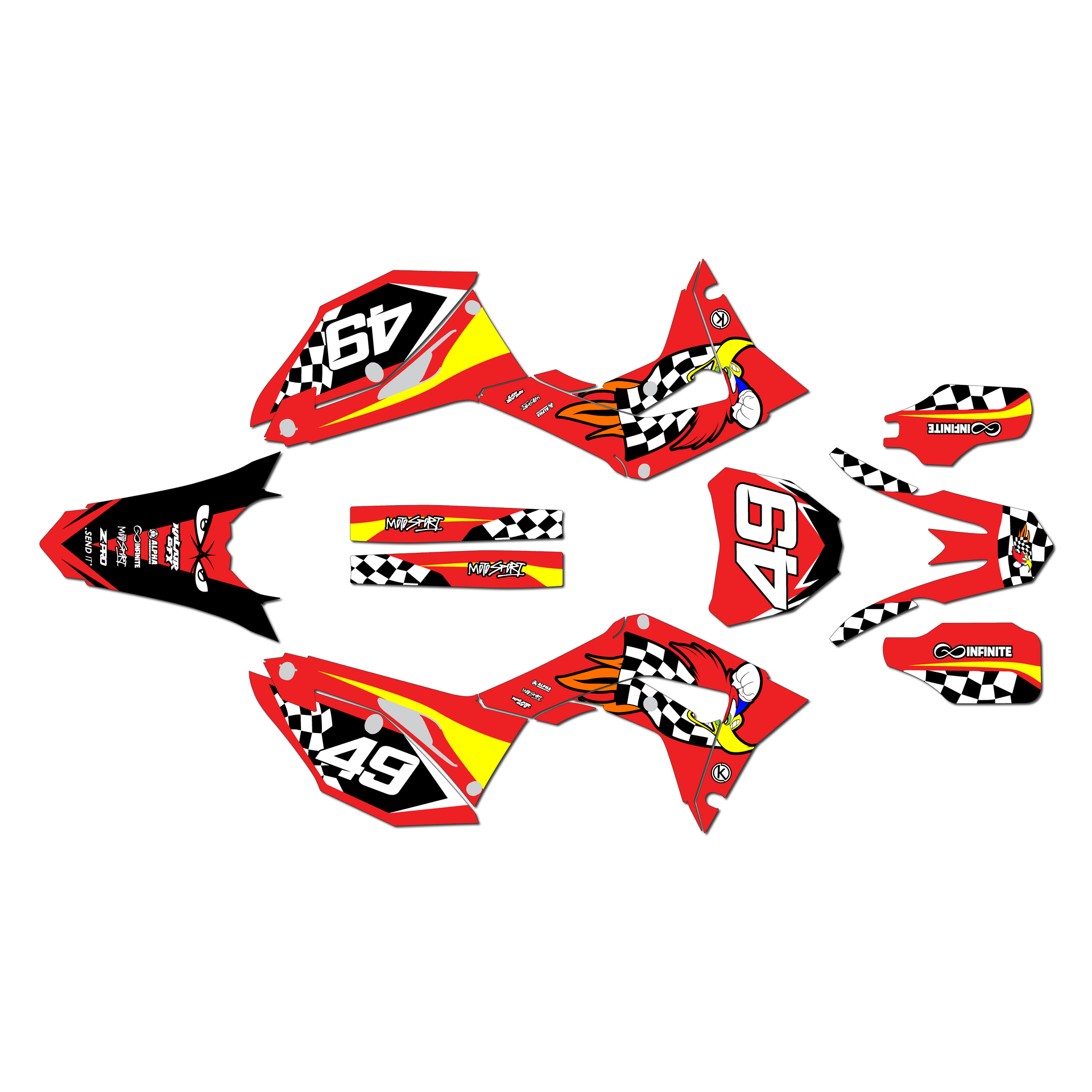 Honda CRF250R Graphics Kits | All Years | KalairGFX