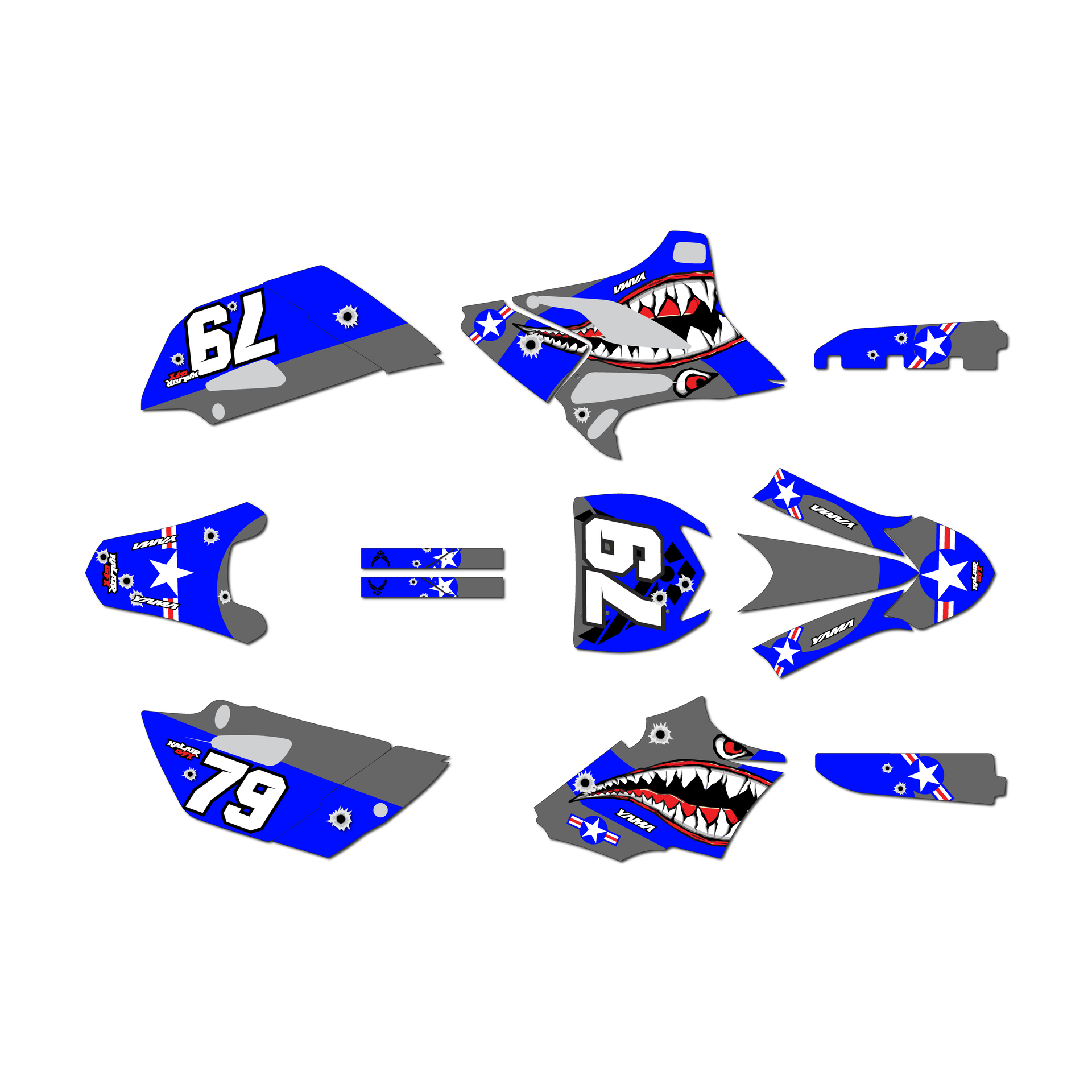 Yamaha YZ85 2019–2021 Graphics Kits | KalairGFX