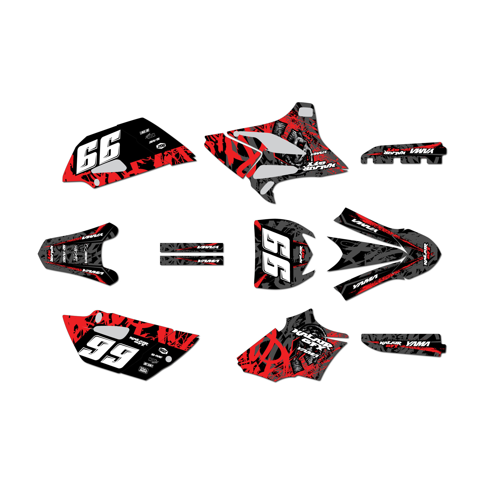 Yamaha YZ85 2015–2018 Graphics Kits | KalairGFX