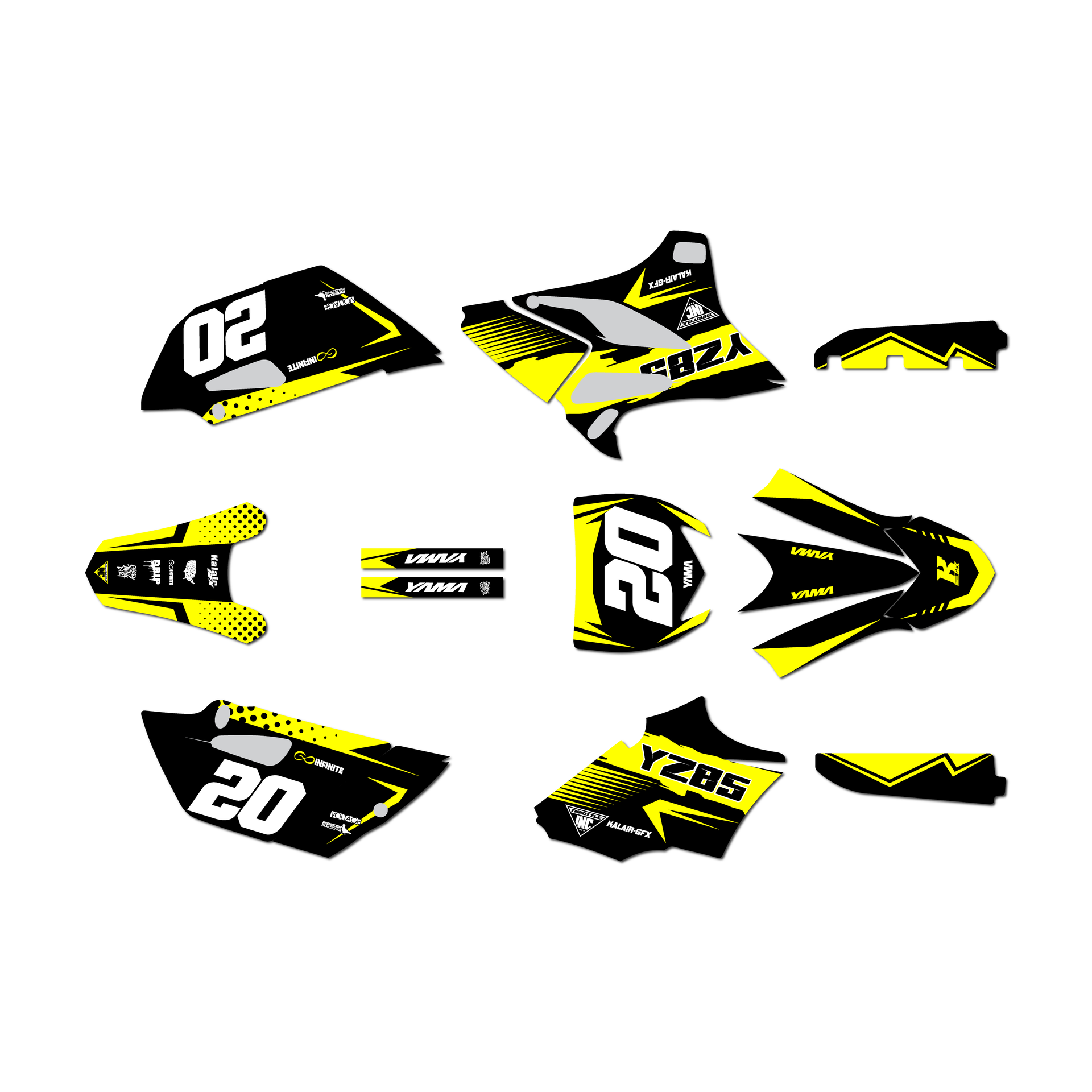 Yamaha YZ85 2015–2018 Graphics Kits | KalairGFX