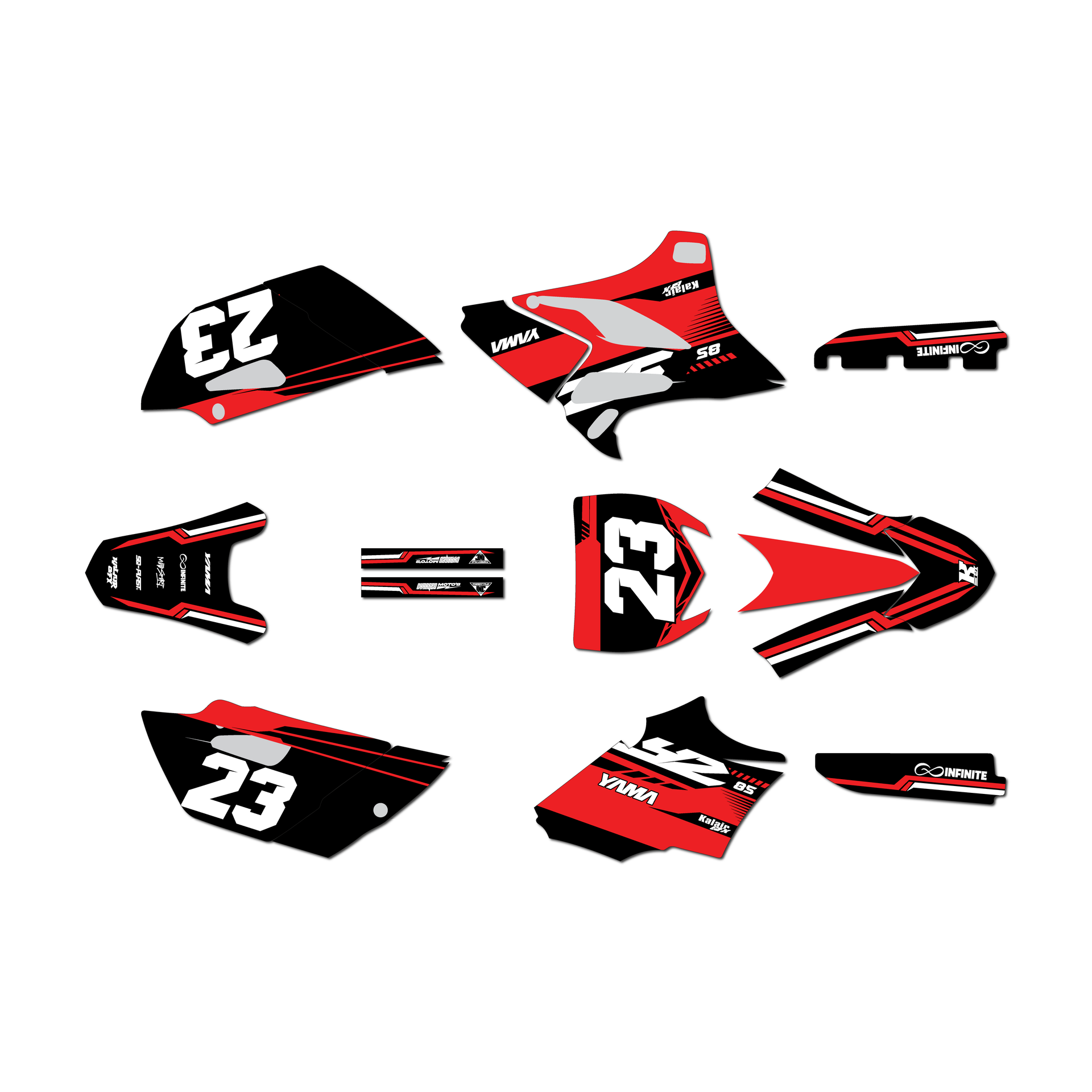 Yamaha YZ85 2015–2018 Graphics Kits | KalairGFX