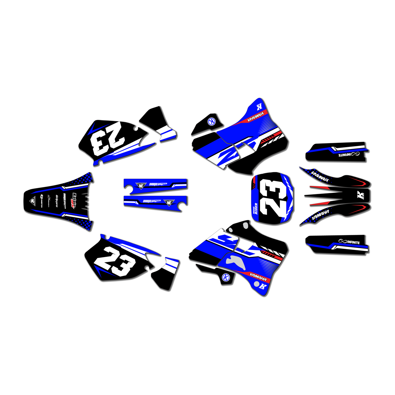 Yamaha YZ125 1996–2001 Graphics Kits | KalairGFX