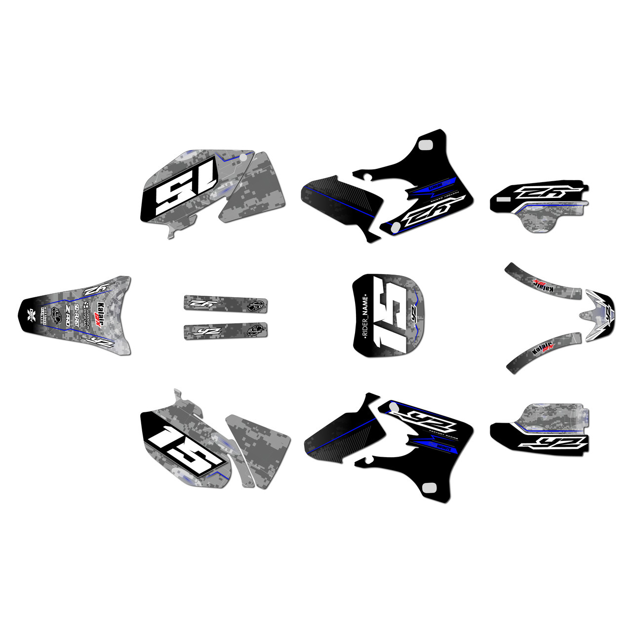 Yamaha YZ250F 2003–2005 Graphics Kits | KalairGFX