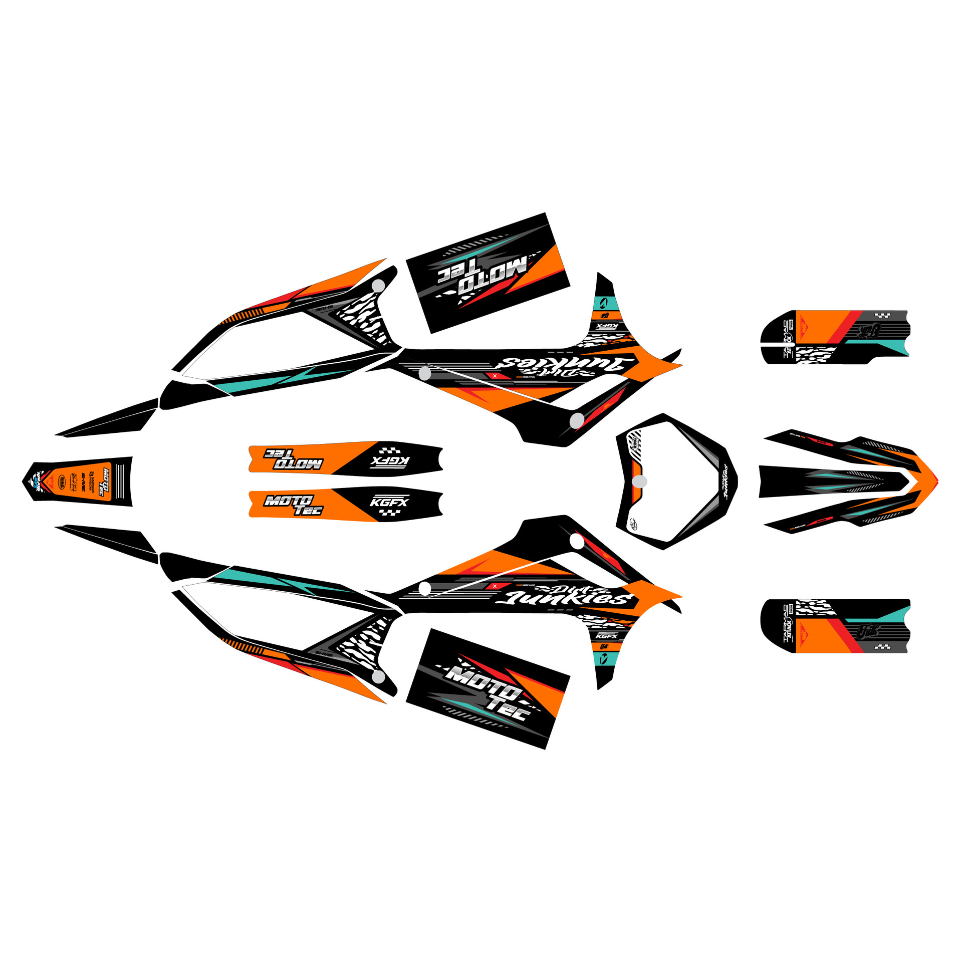 MotoTec Graphics Kits | Durable Vinyl, Fast Shipping | KalairGFX