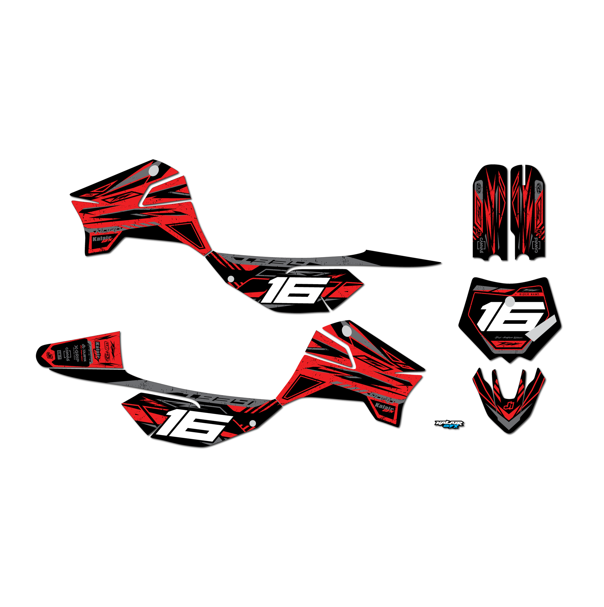 Apollo RFZ Dirt Bike Graphics Kits