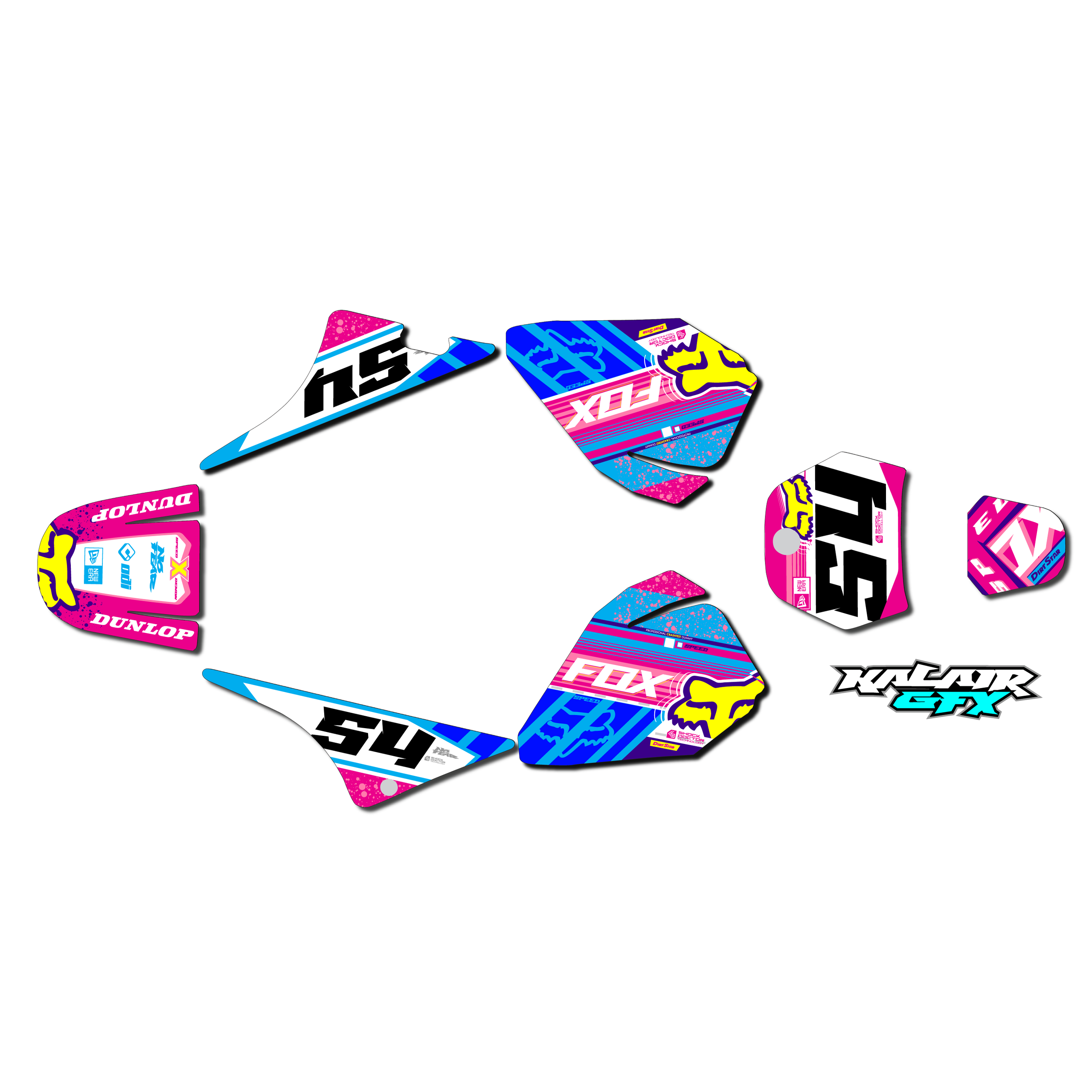 Yamaha PW80 1990-2008 Graphics Kits