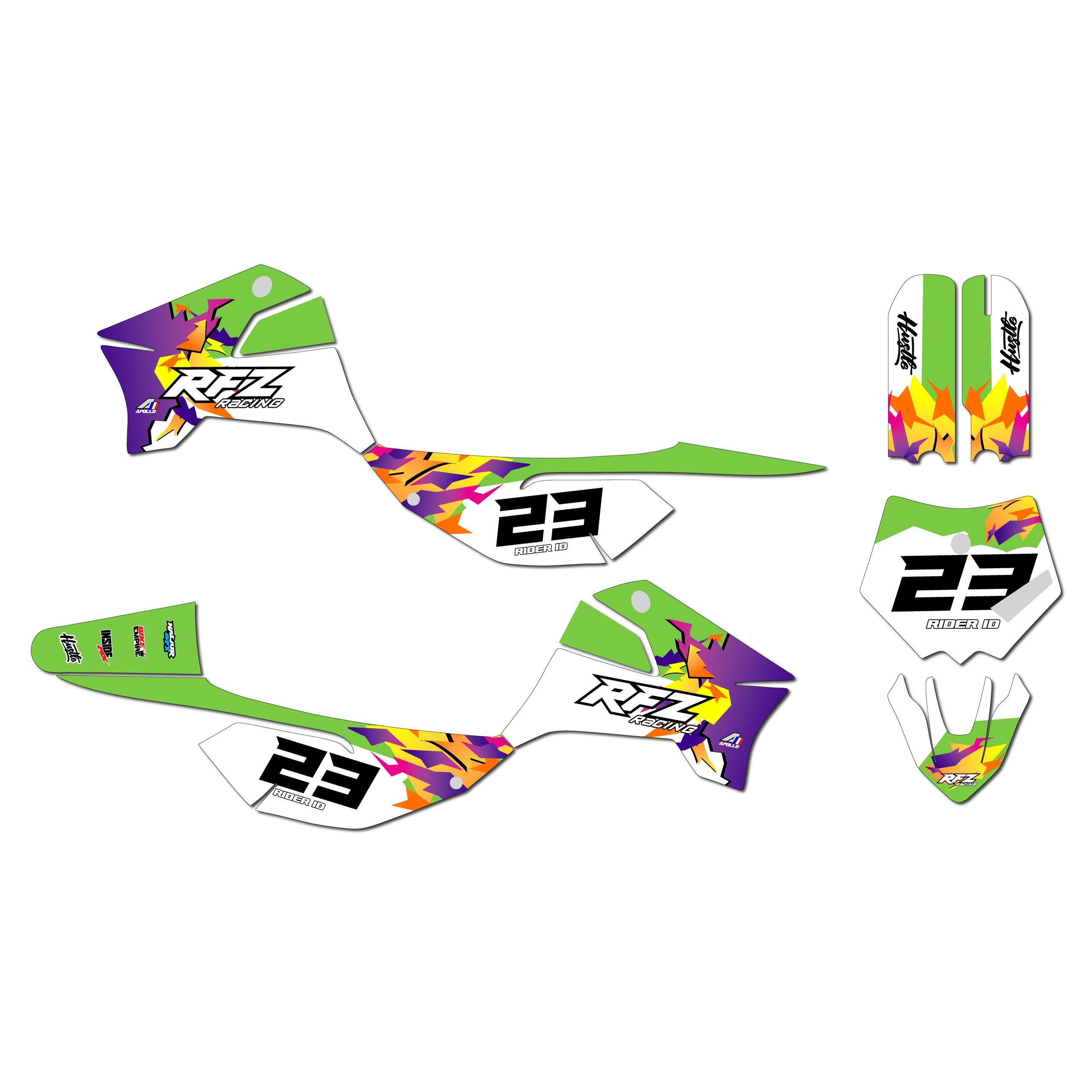 Apollo RFZ Graphics Kits | All Years | KalairGFX