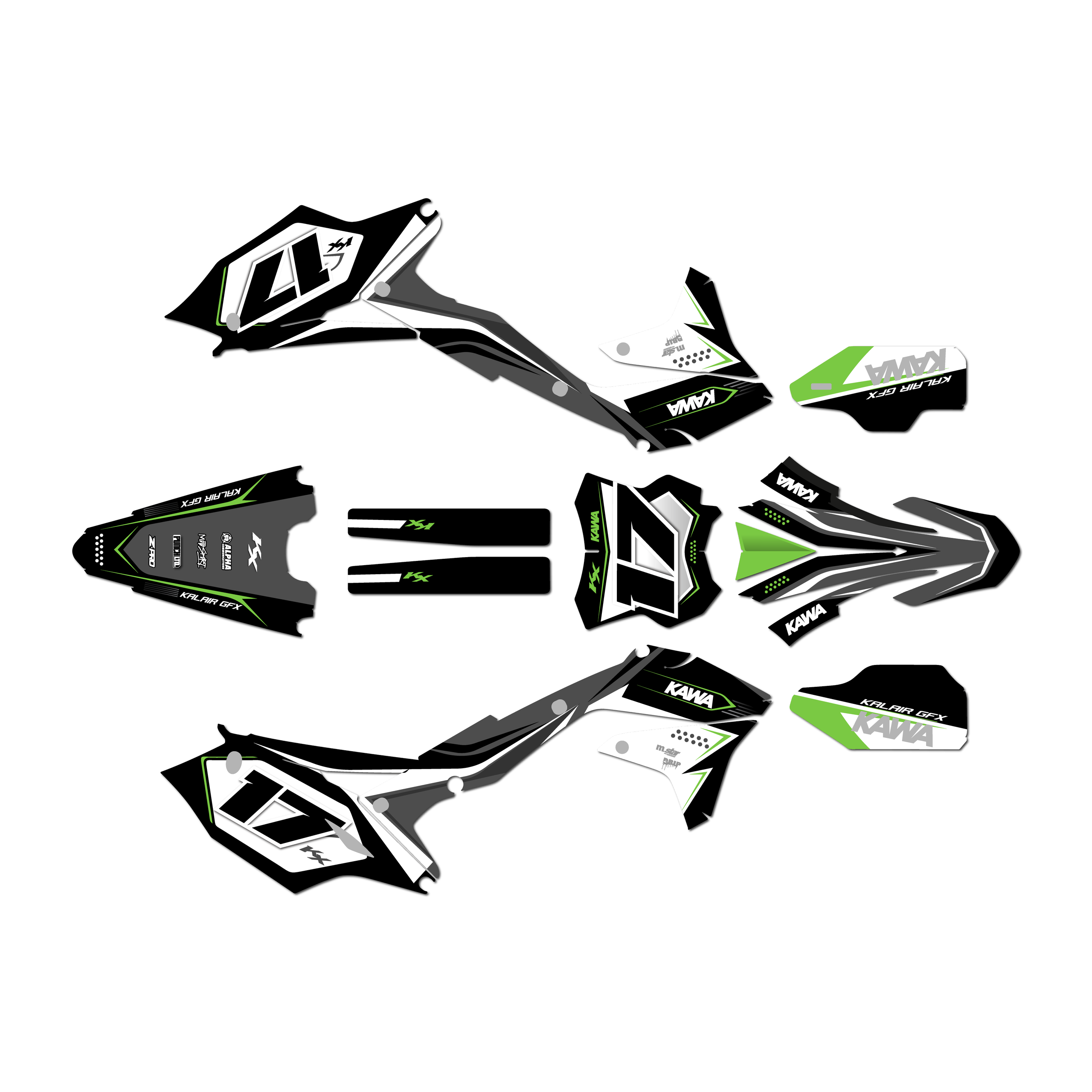 Kawasaki KX450F Graphics Kits | All Years | KalairGFX
