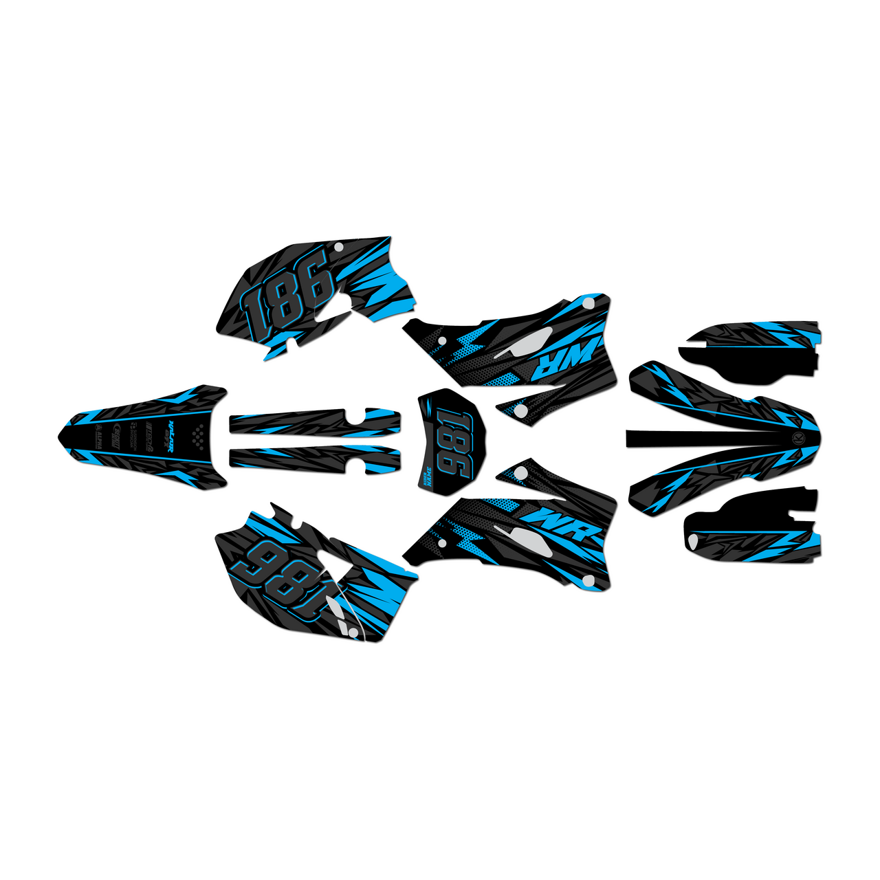 Yamaha WR250F 2007–2013 Graphics Kits | KalairGFX