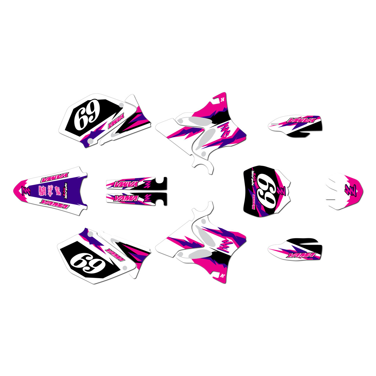 Yamaha YZ125 Graphics Kits | All Years | KalairGFX