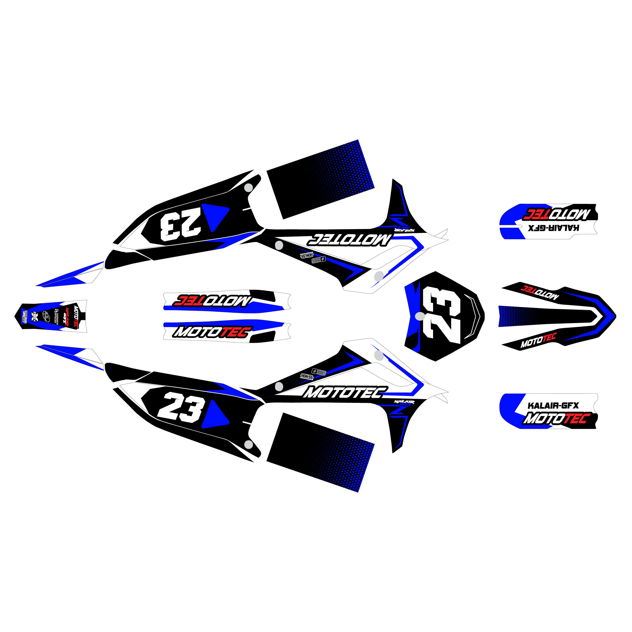 MotoTec Graphics Kits | Durable Vinyl, Fast Shipping | KalairGFX