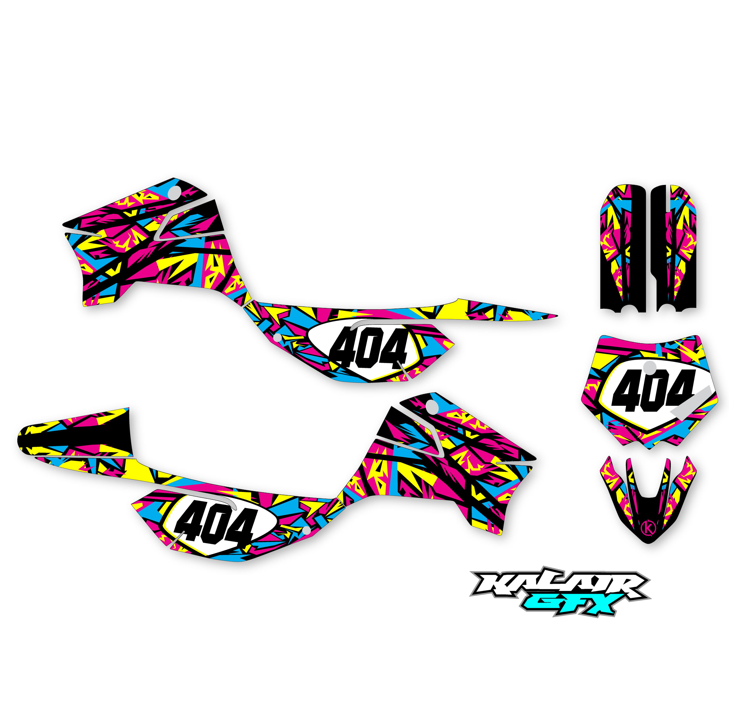 Apollo RFZ Dirt Bike Graphics Kits